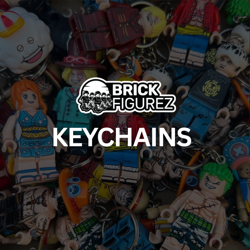 Custom LEGO Minifigure Keychains | Compatible with LEGO | Brickfigurez
