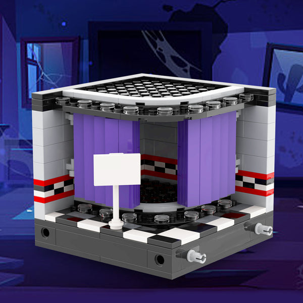 MOC8122 FNAF Foxy Stage Custom Set | Compatible with LEGO | Brickfigurez