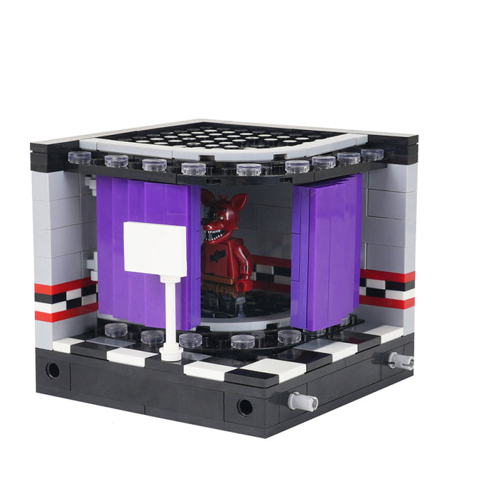 MOC8122 FNAF Foxy Stage Custom Set | Compatible with LEGO | Brickfigurez