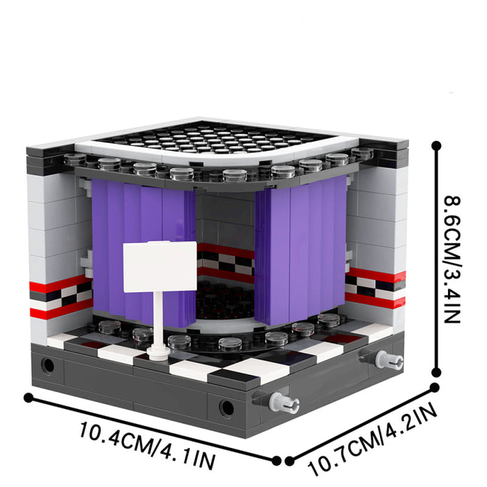 MOC8122 FNAF Foxy Stage Custom Set | Compatible with LEGO | Brickfigurez